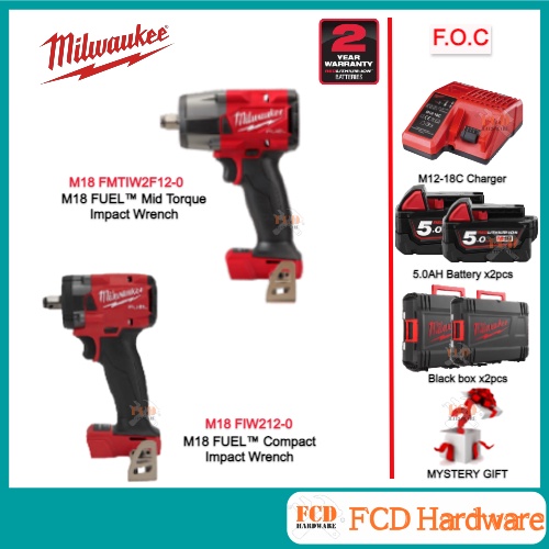 [Combo Kit RM2668] M18 FUEL™ Mid Torque Impact Wrench / M18 FMTIW2F12-0 ...