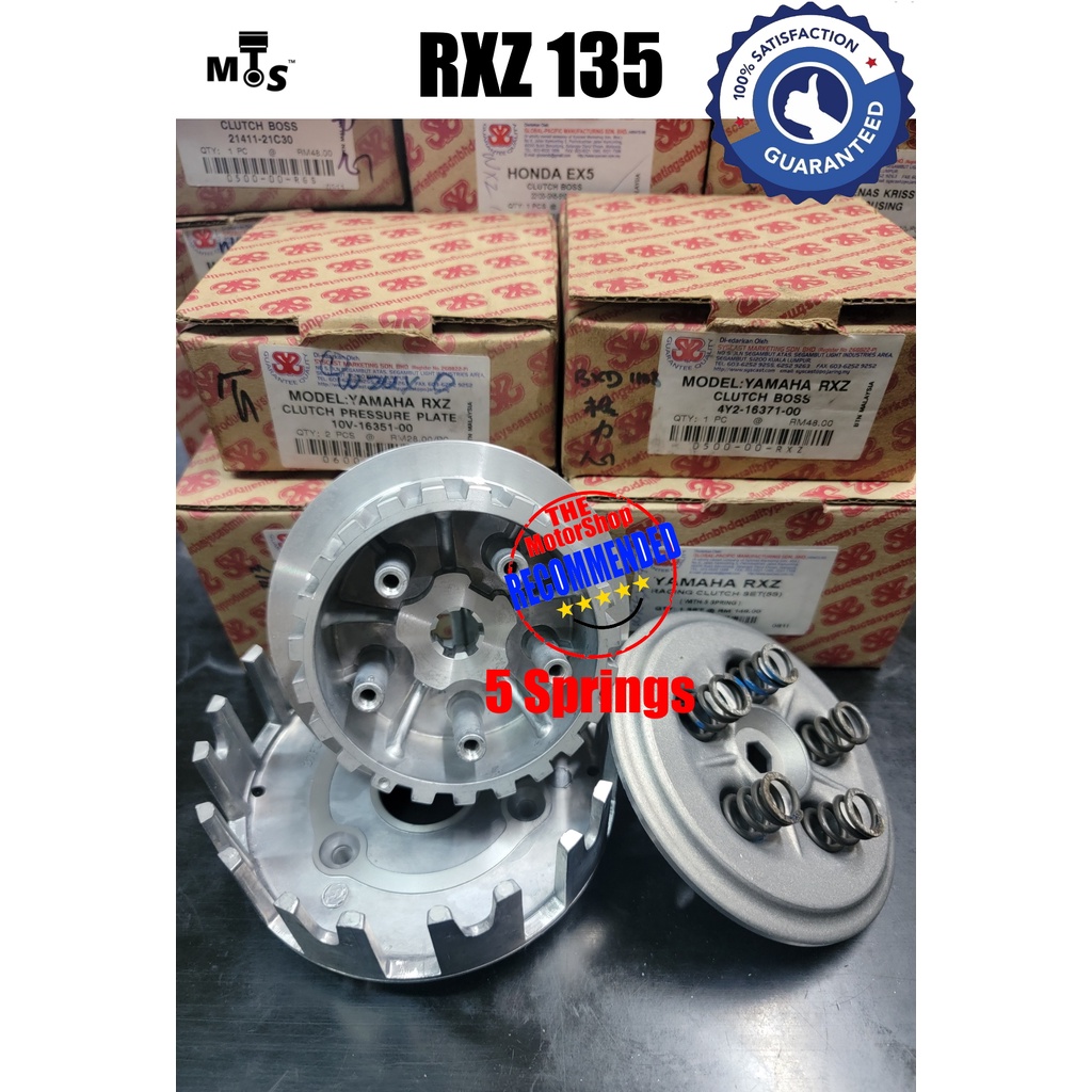😋!!5 Springs!! RXZ 135 / RXK / TZM150 TZM SYS (Malaysia) RACING CLUTCH ...