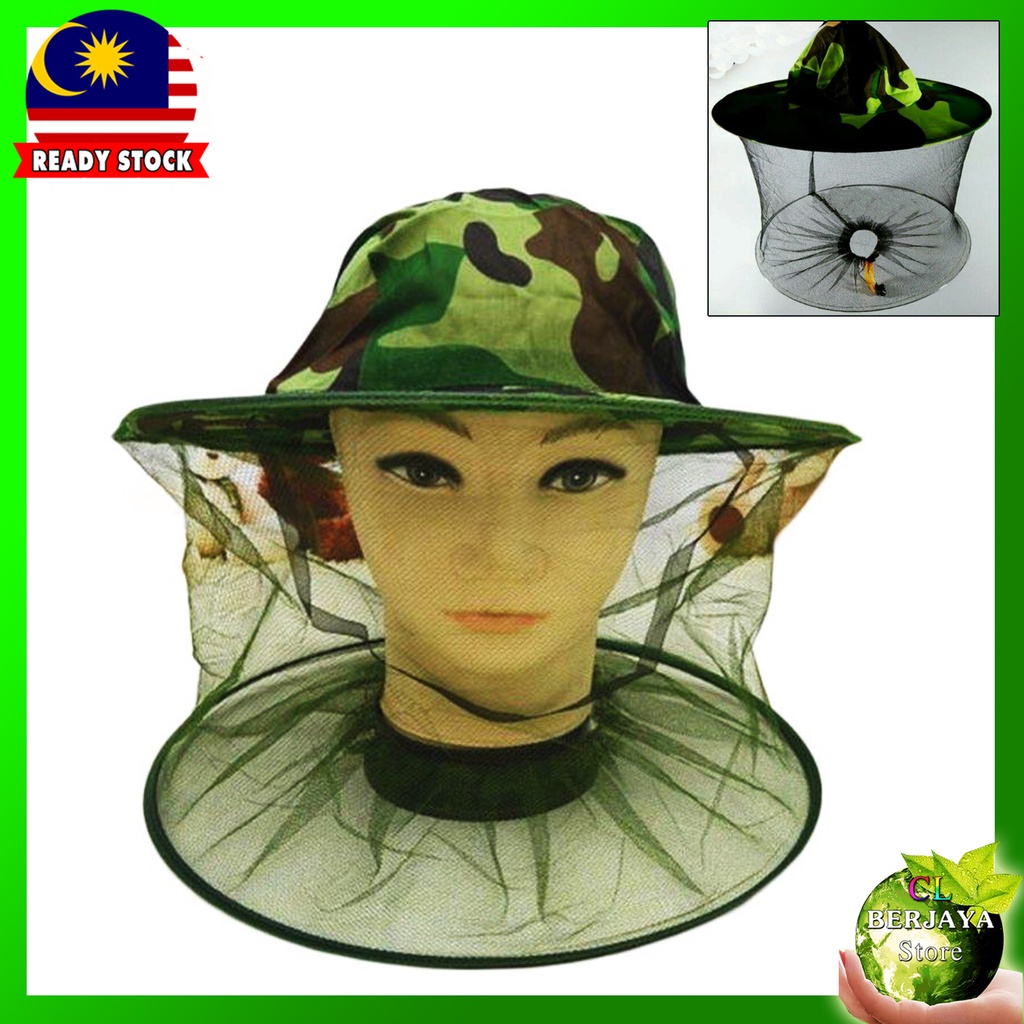 🌟READY STOCK🌟 GRED A Topi Lebah Kelulut Nyamuk Mosquito Stingless Bee ...