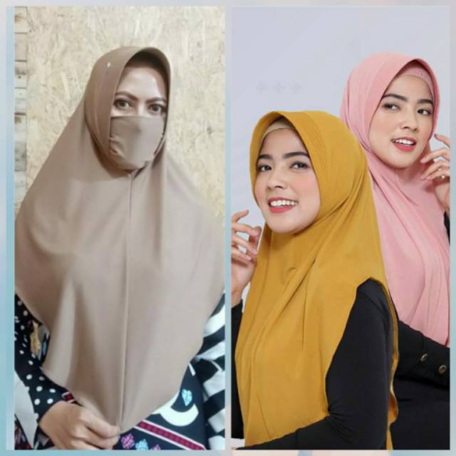 Hijab Instant Niqob Safety Mask PET ANTEM / Anti-cast Hijab / Hijab ...