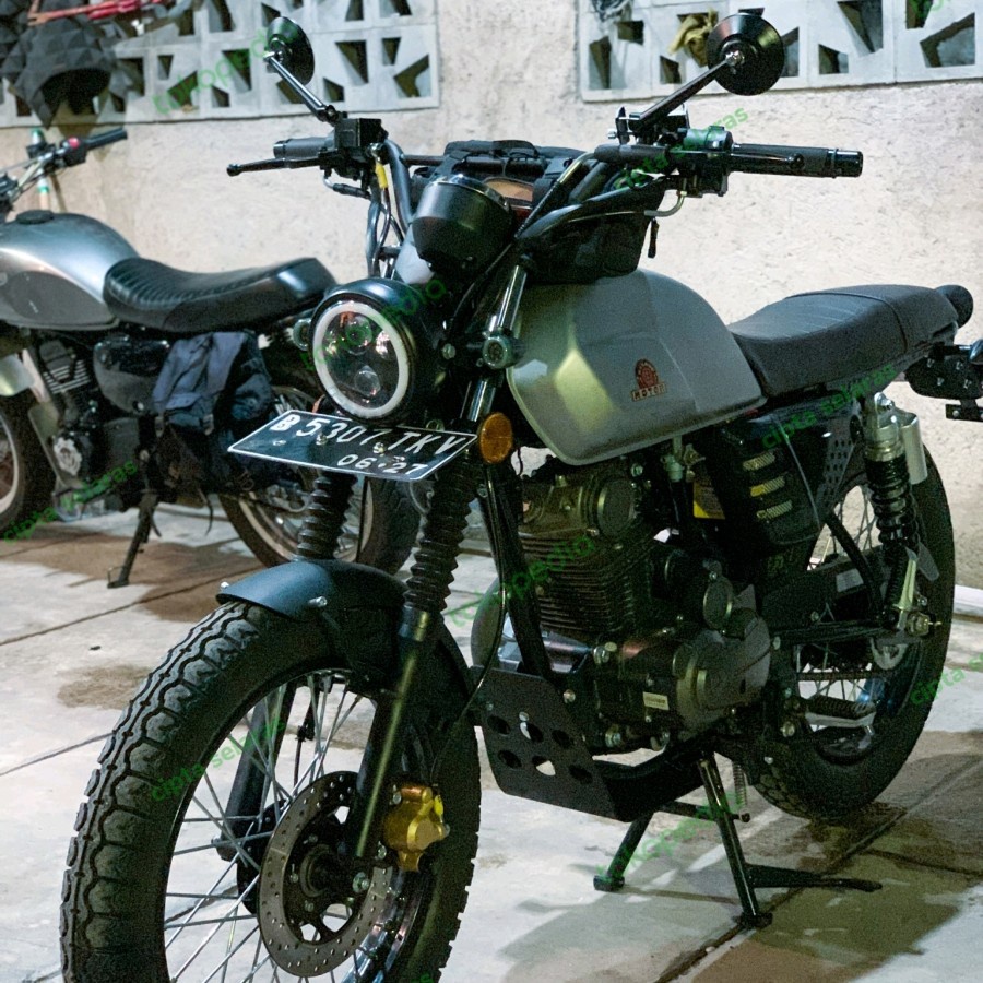 Benelli Motobi 152 custom PnP Aluminum Motorcycle Skidplate | Shopee ...