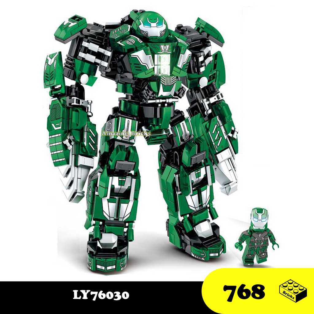 Hulkbuster MK26 Superhero Assembly Toy, LY76030 Marvel Ironman, Smart ...