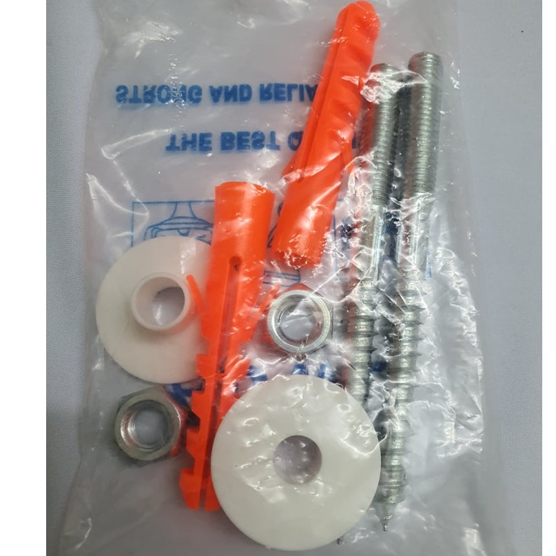Basin Flush Tank Screw Set/ Skru Tangki Air dan Basin/ Bolt and Nut ...