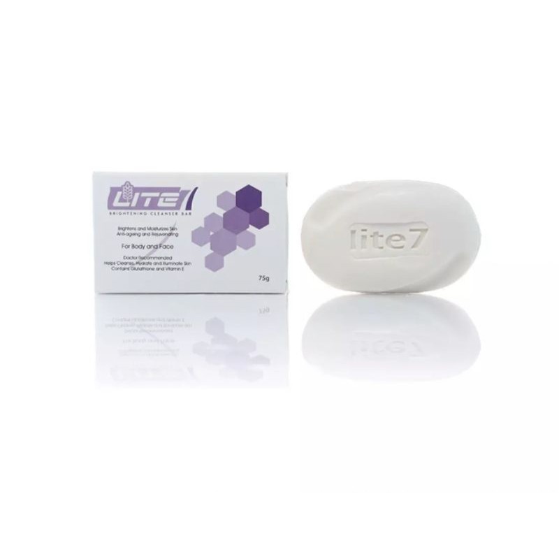 Lite7 (75gm) 🔥Ready Stock🔥WHITENING SOAP BRIGHTENING CLEANSER BAR ...