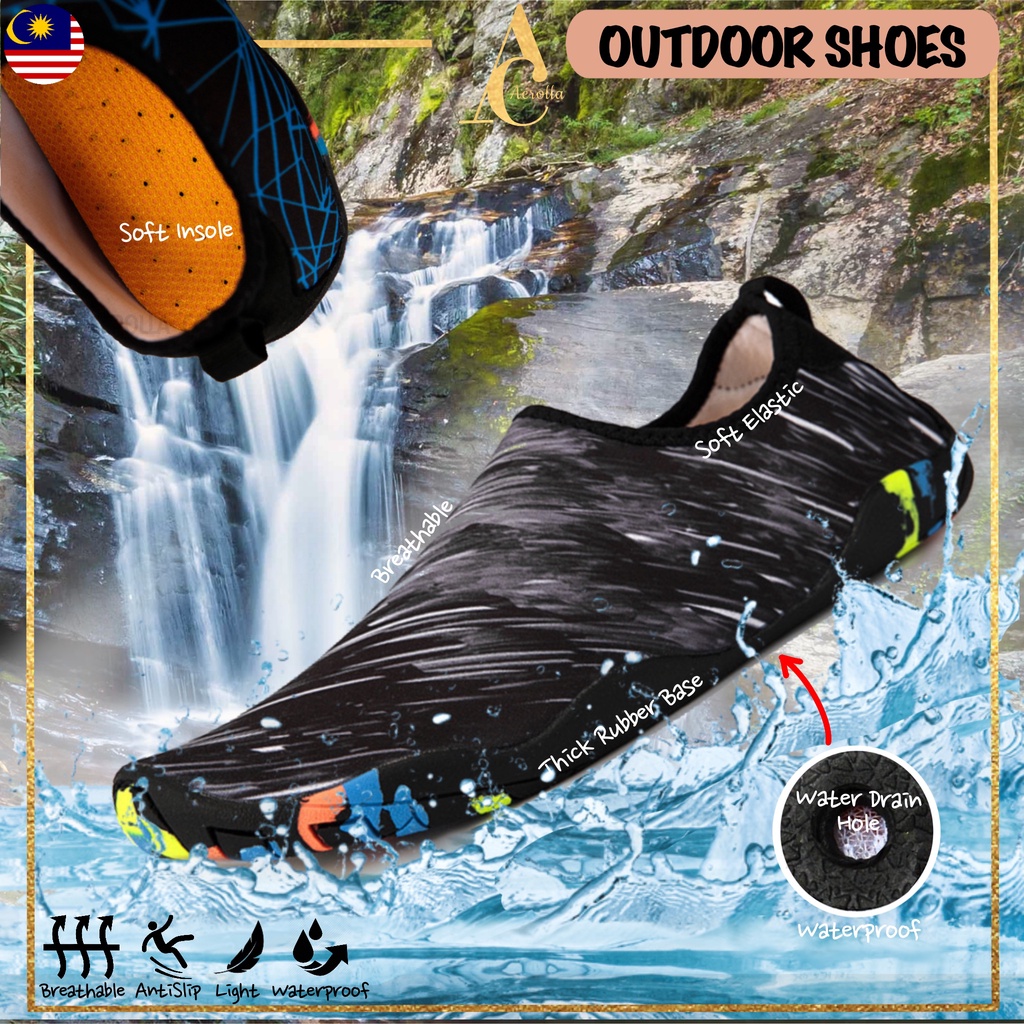 [NEW] Anti-Slip Outdoor Water Sport Shoes Swimming Quick Dry Shoe Beach ...