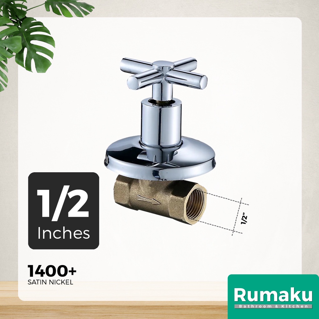 SUS 304 Stainless Steel Bathroom Stopcord Stopcock Basin Tap Bib Tap ...
