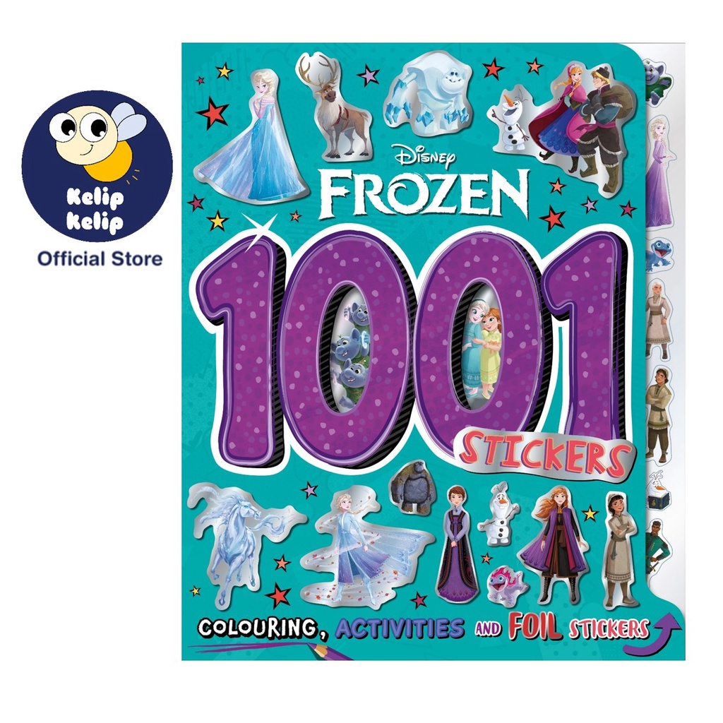 Frozen Disney 1001 Stickers Book With Elsa Anna Olaf Activities ...