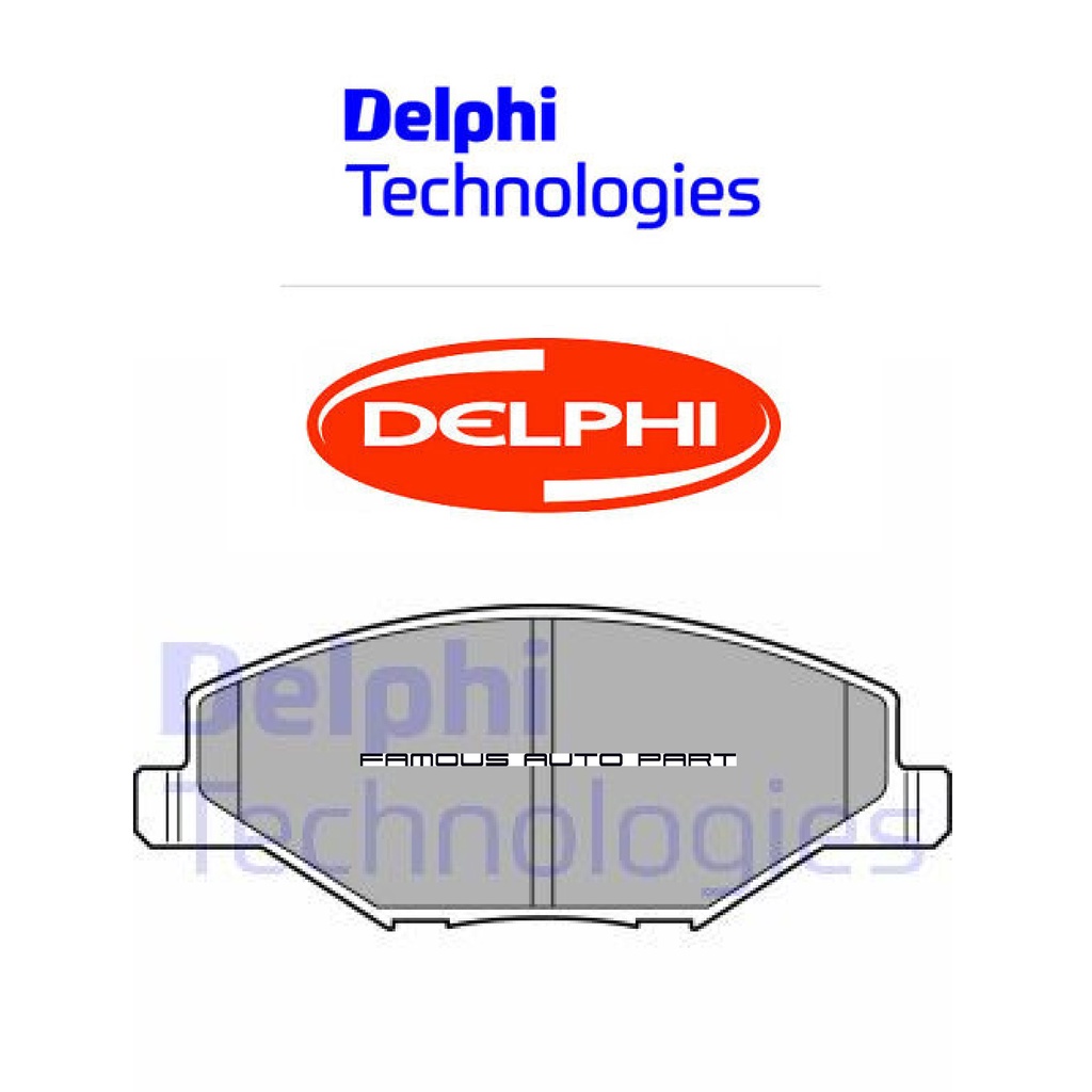 DELPHI FRONT BRAKE PAD VOLKSWAGEN VENTO POLO (6RU698151B) | Shopee Malaysia