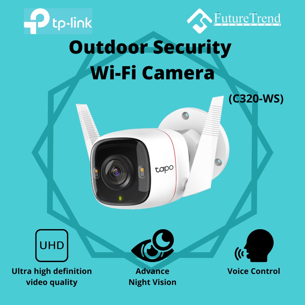 Tp-link TAPO C320-WS Outdoor Security Wi-Fi Camera | Shopee Malaysia