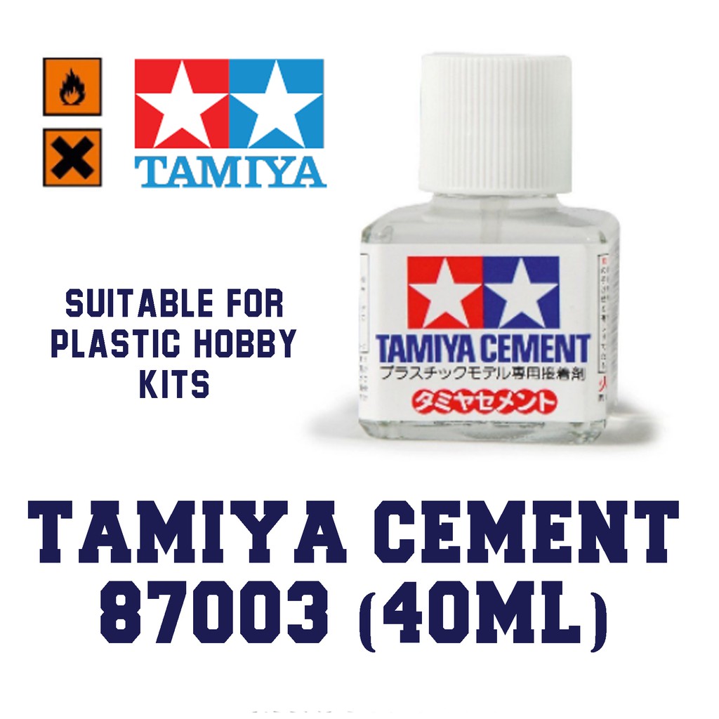 (READYSTOCK) Gunpla Tool Tamiya Cement 87003 (40ml) Gundam Plastic ...