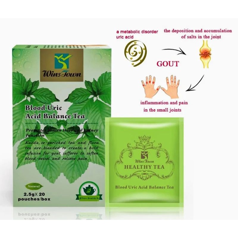 Natural Blood Uric Acid Balance Tea Uric Acid Treatment Tea herbal tea ...
