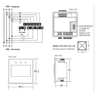 Power Quality Network Analyzer Meter ( Delab )PQM-1000s | Shopee Malaysia