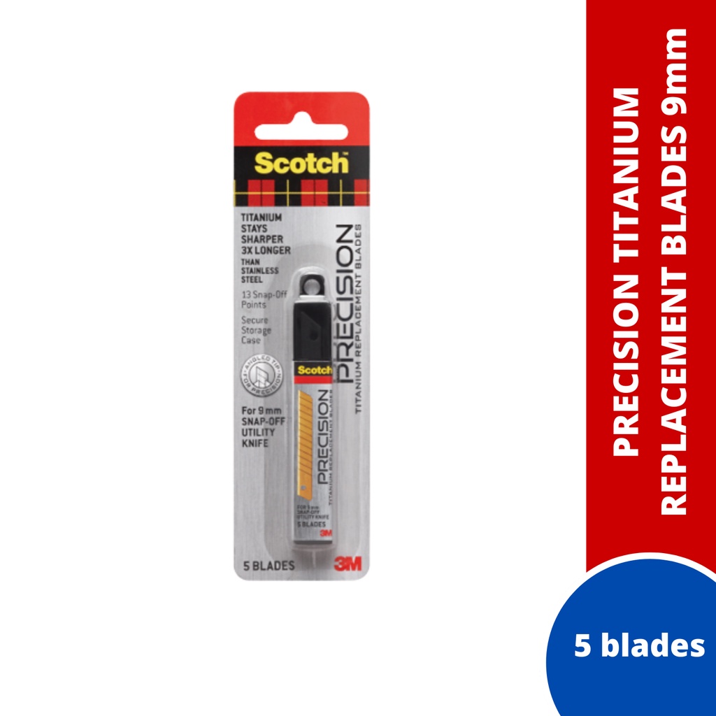 3M Scotch Titanium Utility Knife / Refill Blades | Shopee Malaysia