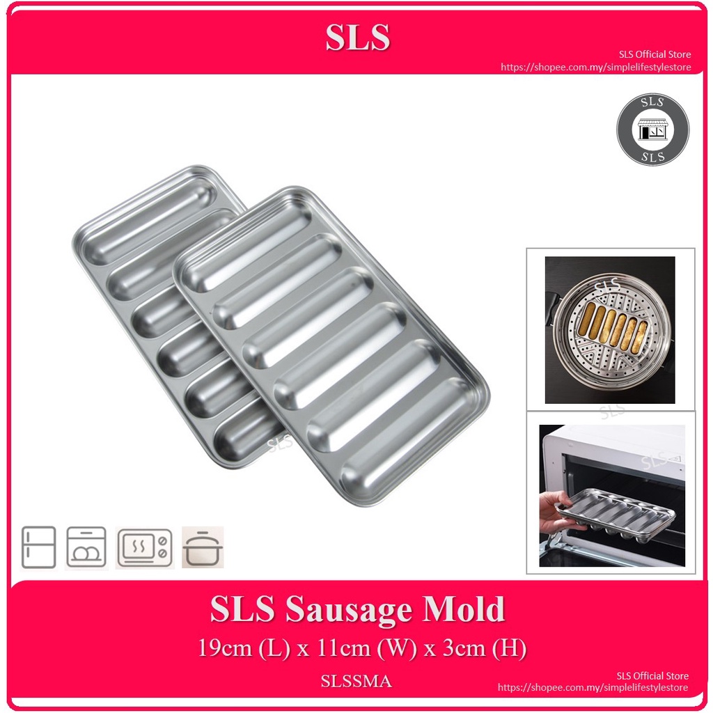 SLS 304 Grade Stainless Steel Sausage Mold Sausage Maker Kitchen Mold ...