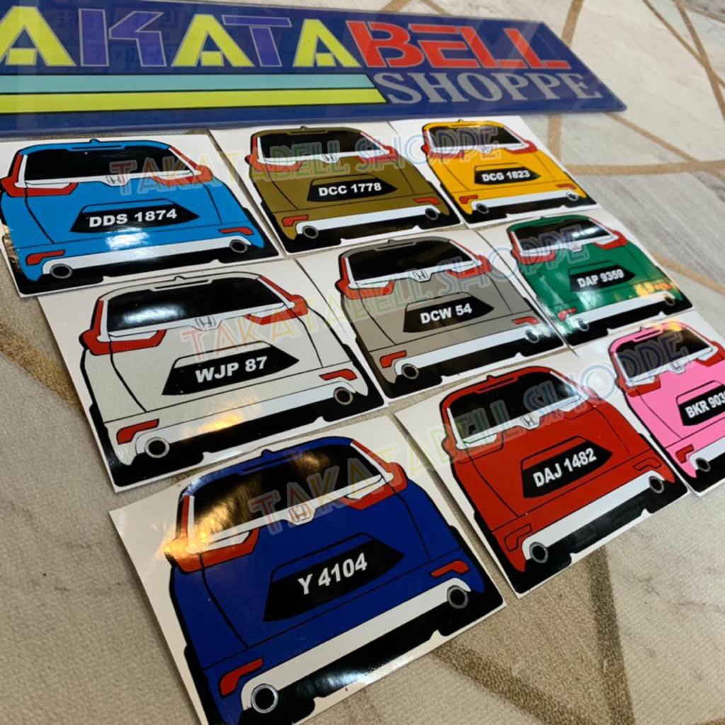 Sticker bontot honda CRV 2019/sticker belakang honda crv 2019/sticker ...