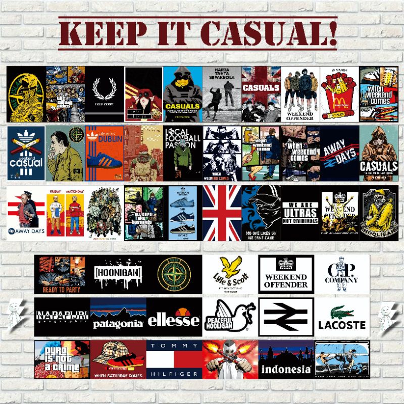 [10PCS] Hooligans ULTRAS FOOTBALL CASUAL POSTERS A4/A5 | Shopee Malaysia