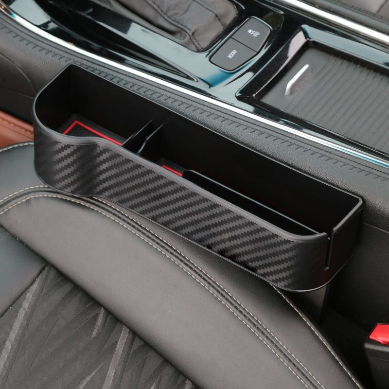 Alpha High Quality Leather Premium Car Seat Box Storage Car Seat Side ...
