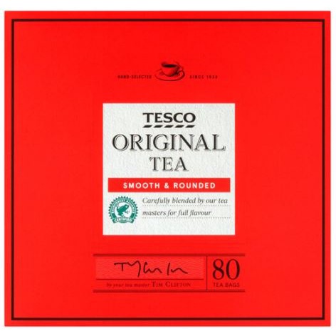 Tea 80's TeaBags TESCO (Original, Decaff Original, Gold, & Extra Strong ...