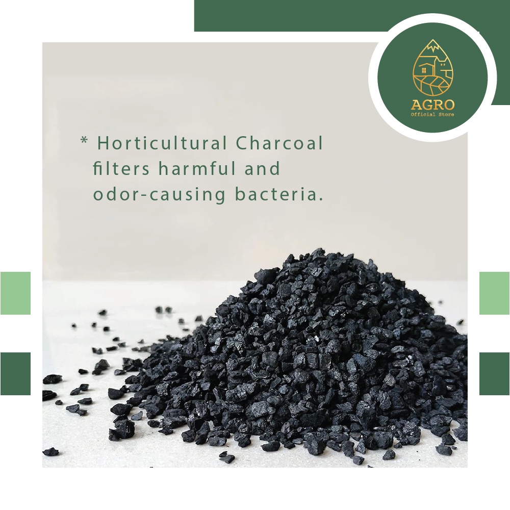 GARDEN CHARCOAL ARANG ORKID 1KG Horticultural Charcoal Arang Kayu Activated Carbon Charcoal ...