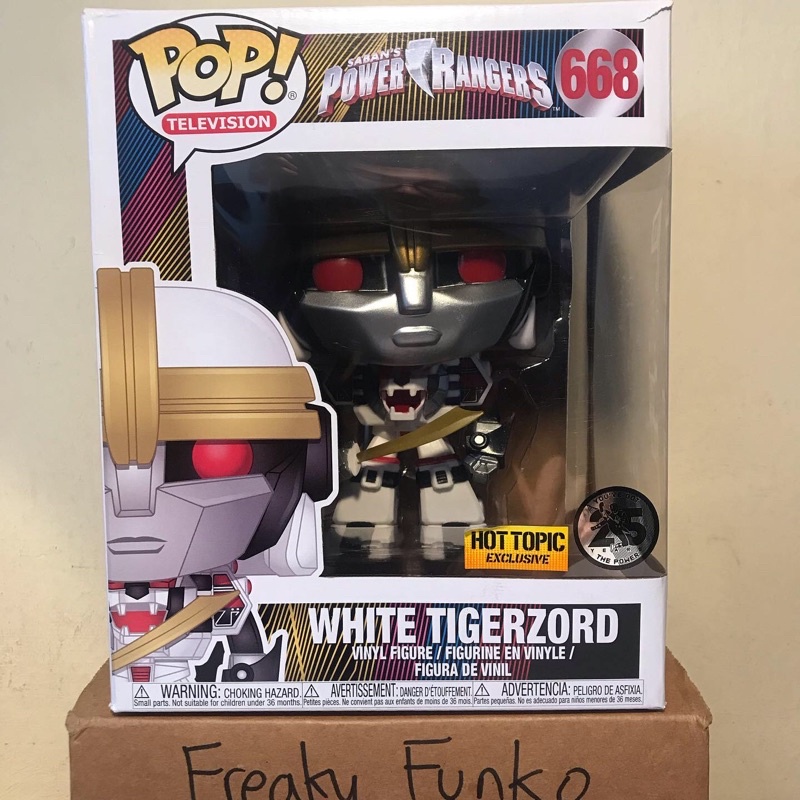 Funko power rangers - White tigerzord (Hot Topic exclusive ) | Shopee ...