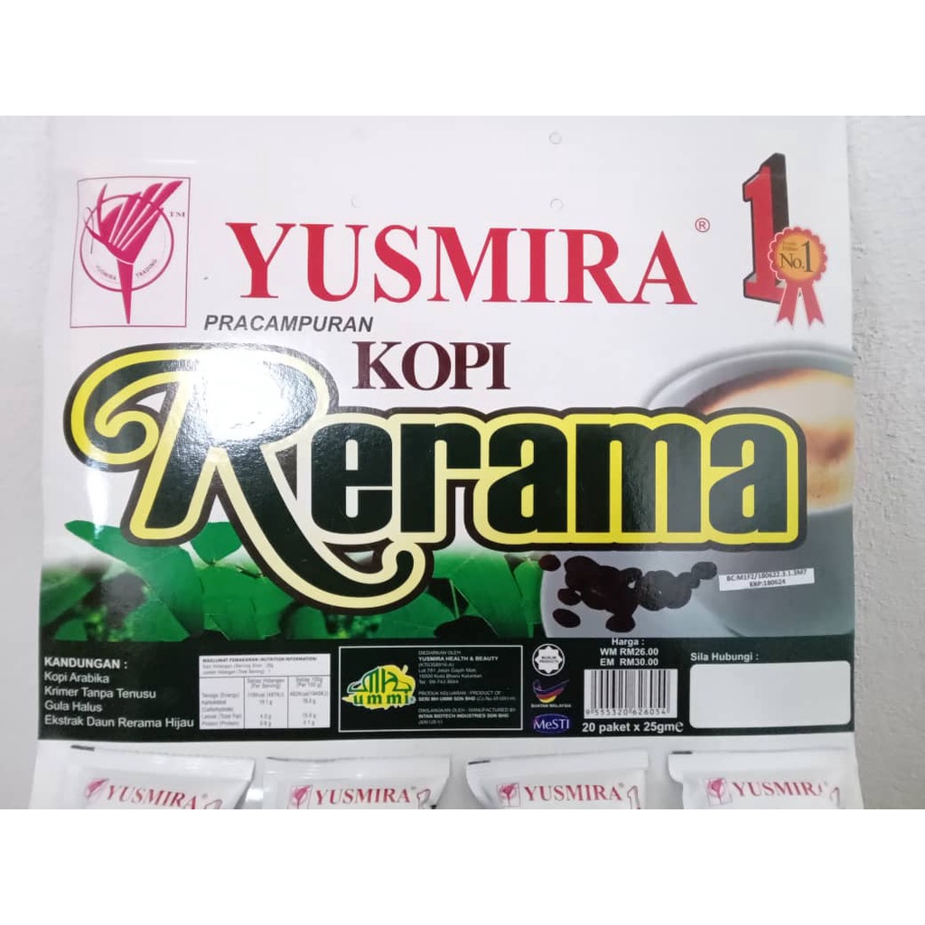 KOPI PAPAN YUSMIRA KOPI RERAMA - Kopi Pracampuran | Shopee Malaysia