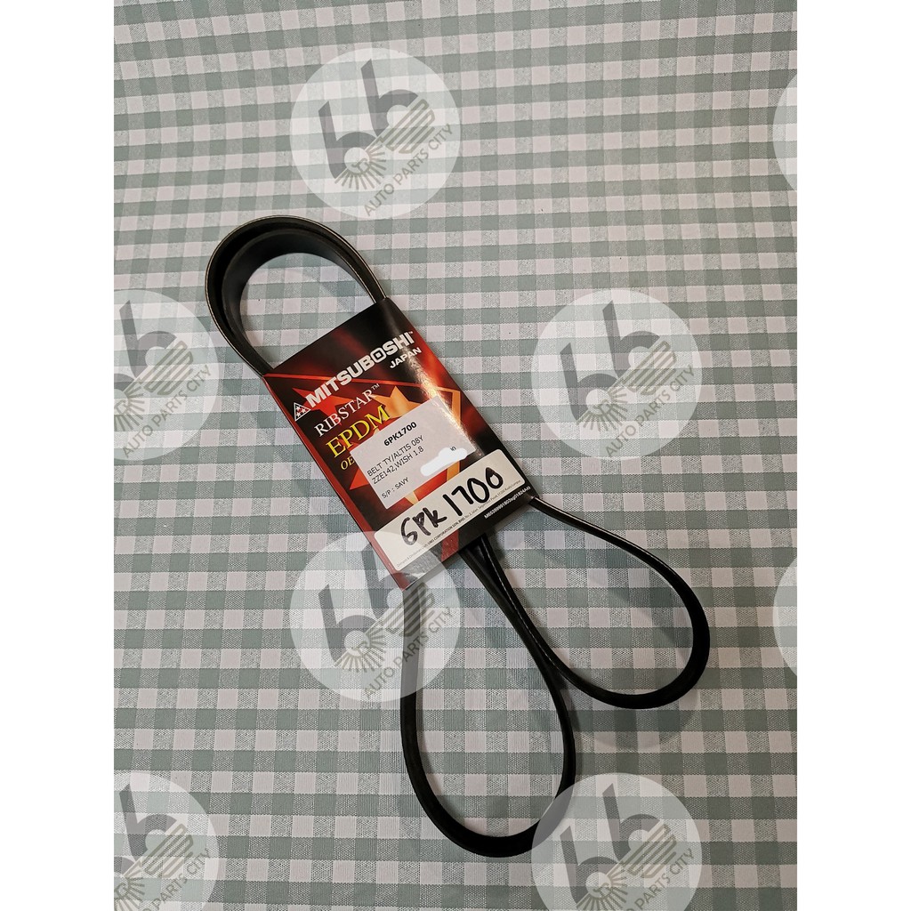 MITSUBOSHI ORIGINAL FAN BELT 6PK1700- TOYOTA ALTIS 08Y ZZE142,WISH 1.8 ...