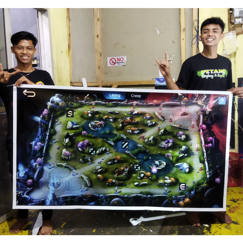 HIASAN DINDING Mobile Legends map map map For Tournaments/Wall ...