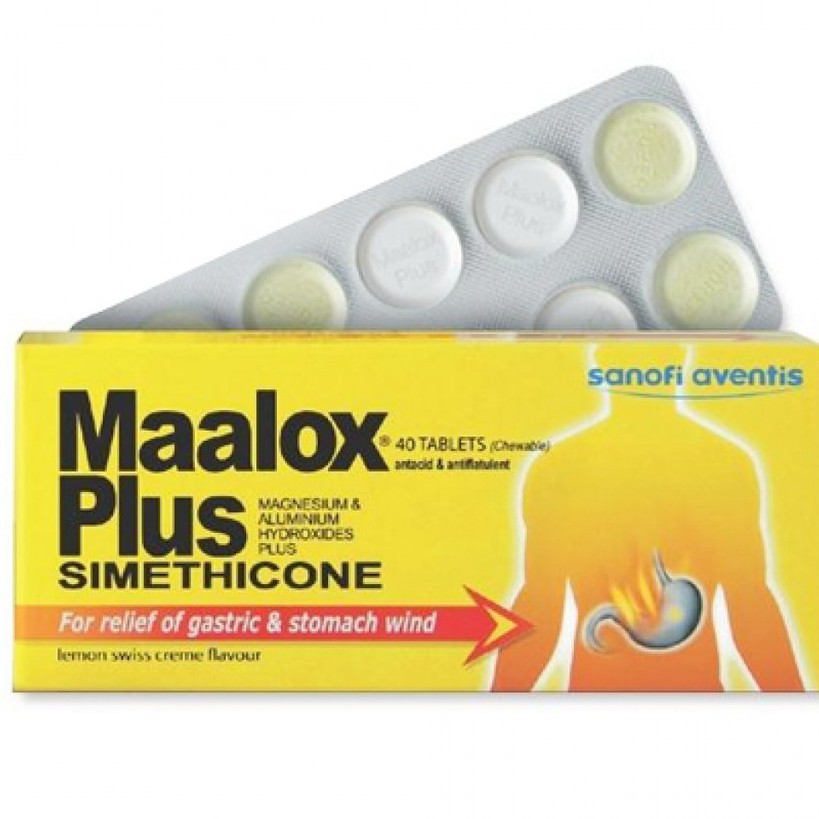 Maalox Plus Tablets 40s | Shopee Malaysia