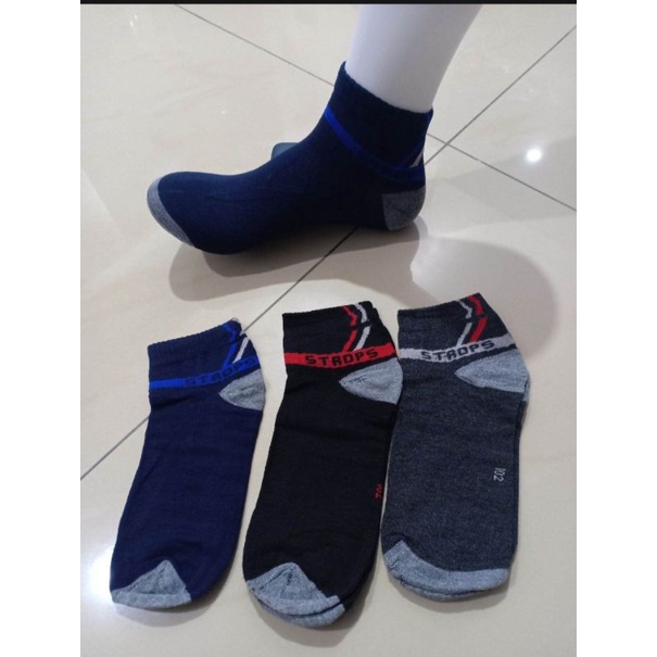 🧦3pasang Stokin pendek lelaki Tebal nipis Short stokin Sport stokin ...