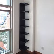 LACK Wall Shelf Unit, Black-Brown, 30x190 cm (Assorted) | Shopee Malaysia