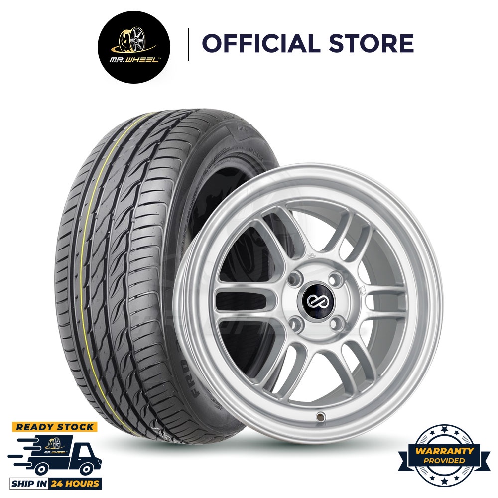 [Package Set] New Sport Rim ENKEI RPF1 15x7 4x100 ET38 with New FARROAD Tyre 15 inch Mr Wheel ...