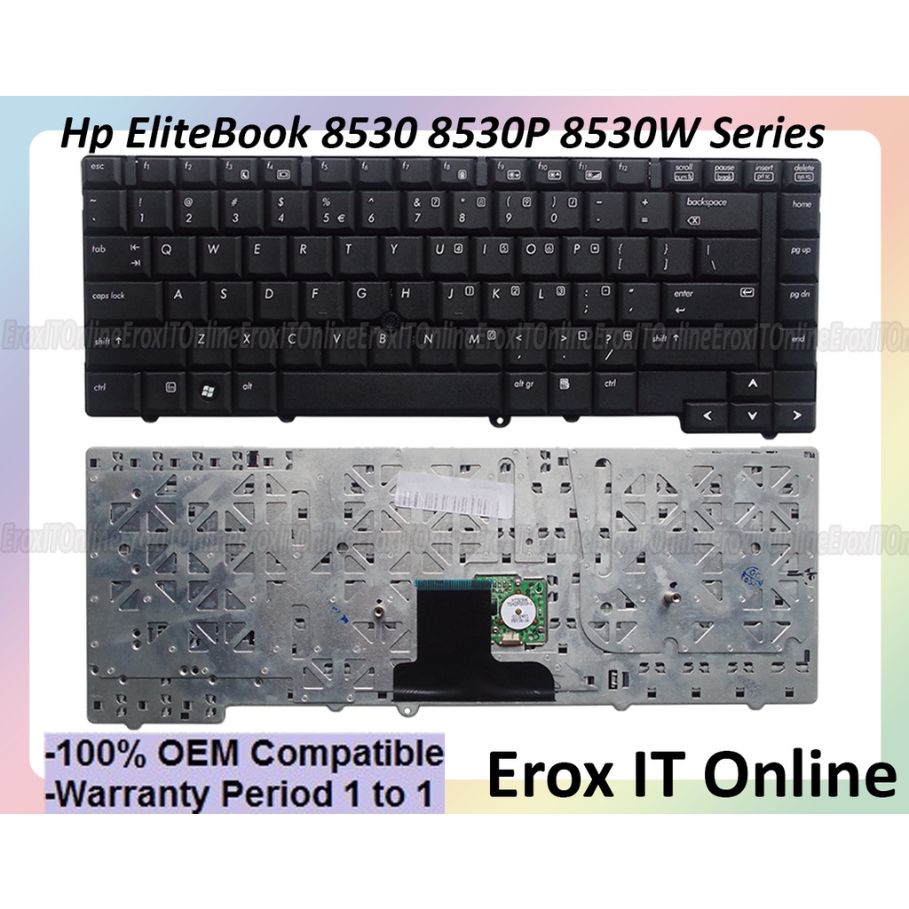 Hp EliteBook 8530 8530P 8530W Series 495042-001 Laptop Keyboard ...