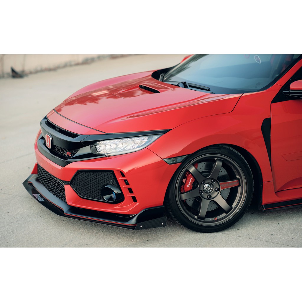 Varis Civic FK8 Type R Front Lips/ bumperlips / Splitter FK8 | Shopee ...