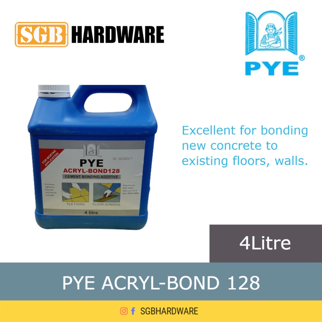 PYE Acryl Bond128 4Litre / Susu Bond 4L + | Shopee Malaysia