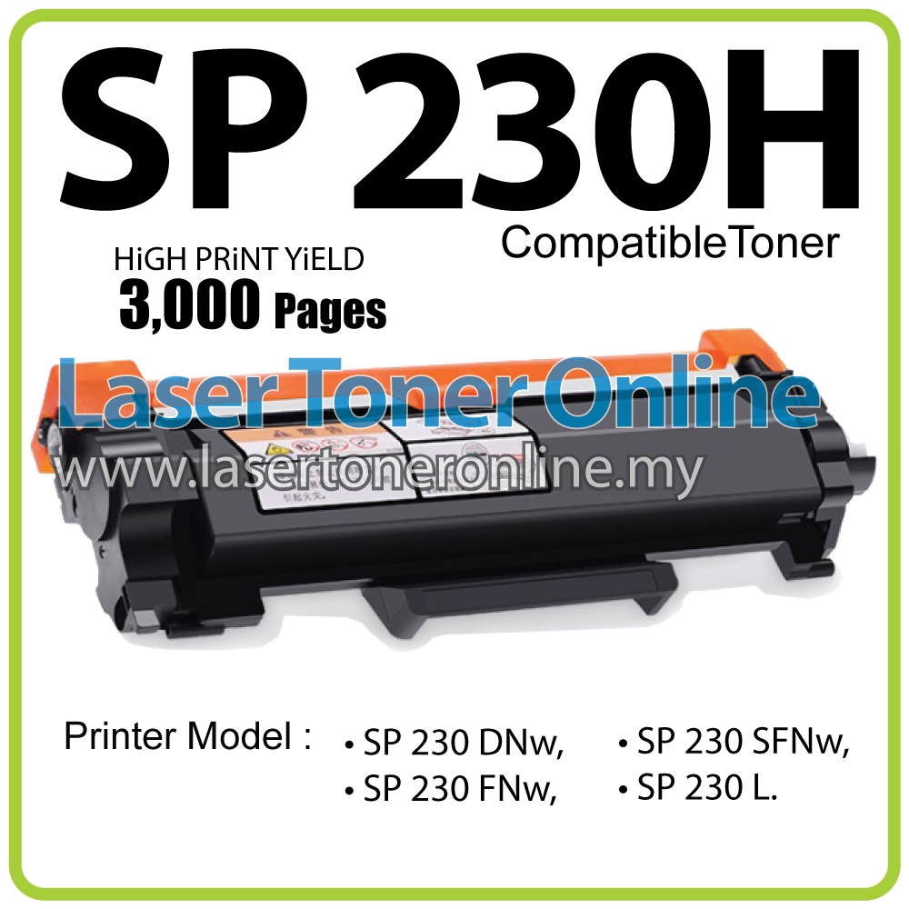 Compatible Rico* SP 230L 230H SP230H SP230L 408294 TYPE SP230H for Rico ...