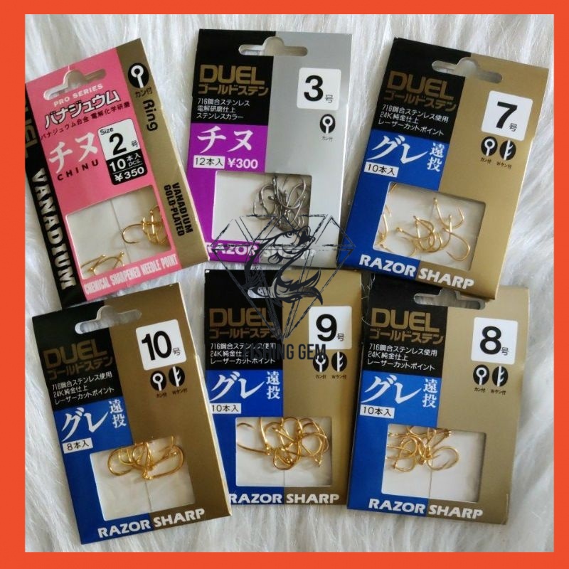 Razor Sharp Duel Hook Fishing Pancing Mata Kail Dual | Shopee Malaysia
