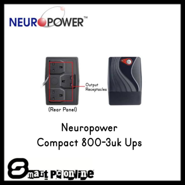 Neuropower UPS Compact 800-3uk | Shopee Malaysia