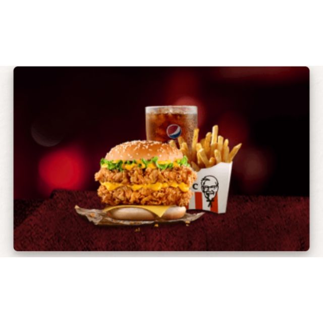 KFC Zinger Stacker Combo [Self Collect] | Shopee Malaysia