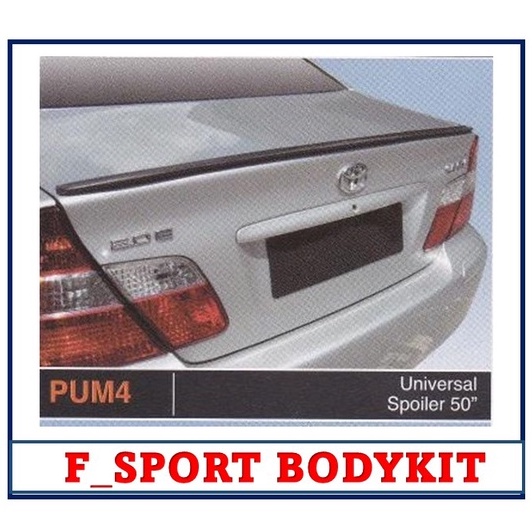 UNIVERSAL CAR BODYKIT REAR CENTER SPOILER WING DUCKTAIL LIP ...