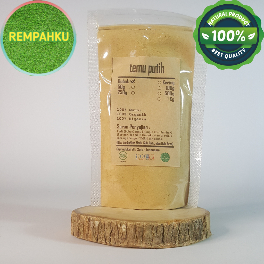 Temu PUTIH IRIS Powder 100gram - Curcuma Zedoaria - Pure - JSR | Shopee ...