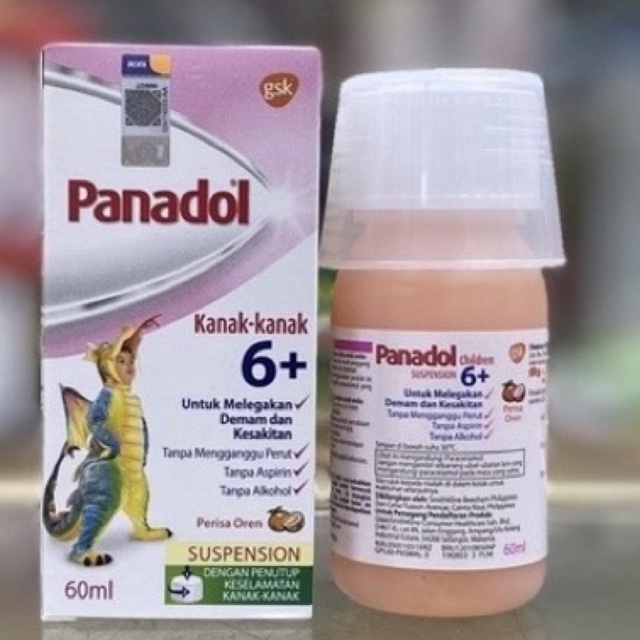 Panadol Sirup Untuk Kanak-Kanak 60ml Panadol Syrup For Children 60ml ...