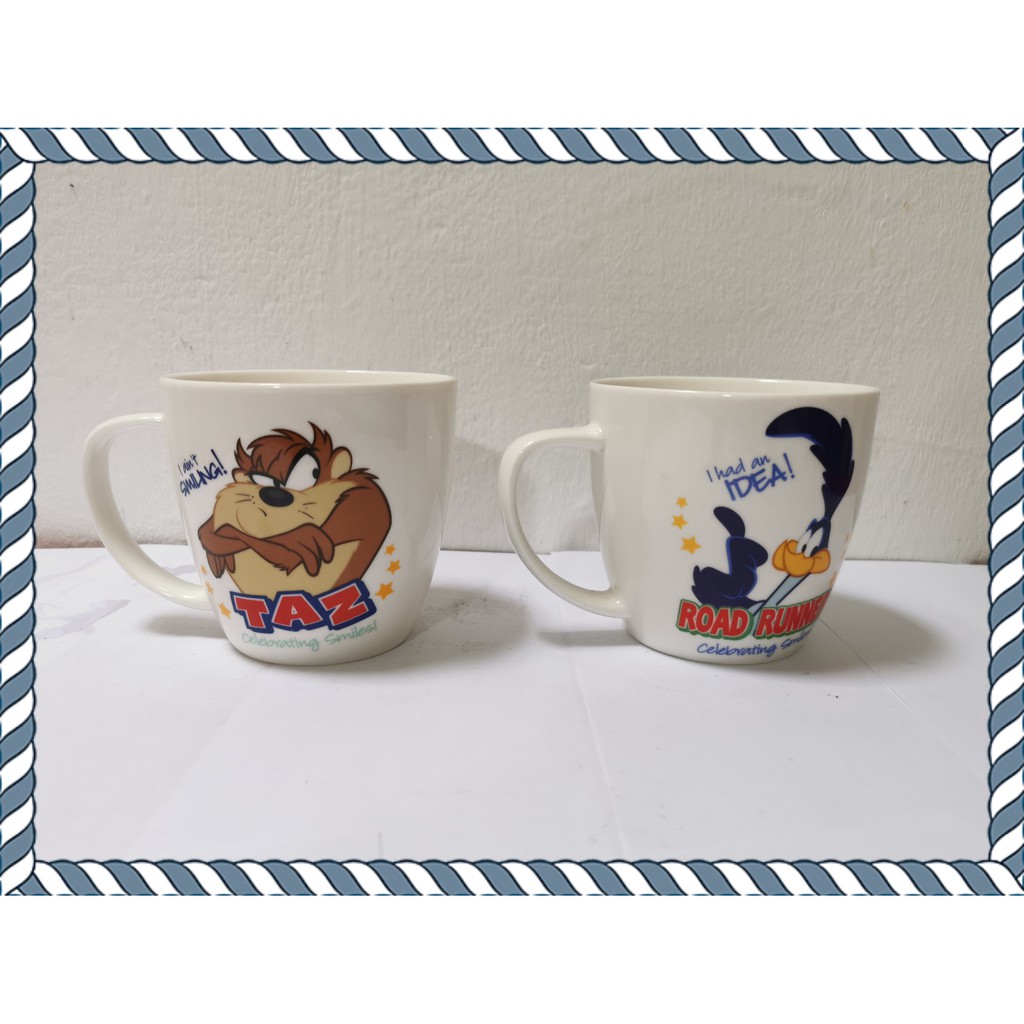 Darlie Ceramic Mug Ceramic Cup Road Runner Taz Design Collection Unit ...