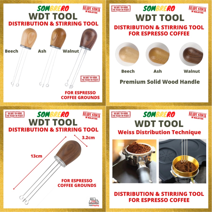WDT Coffee Distribution Tool Weiss Distribution Technique WDT Tool ...