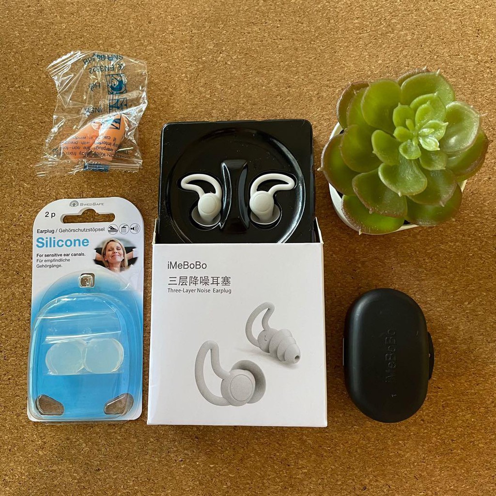 iMeBoBo Noise Earplugs (FREE SwedSafe Silicone earplugs) | Shopee Malaysia
