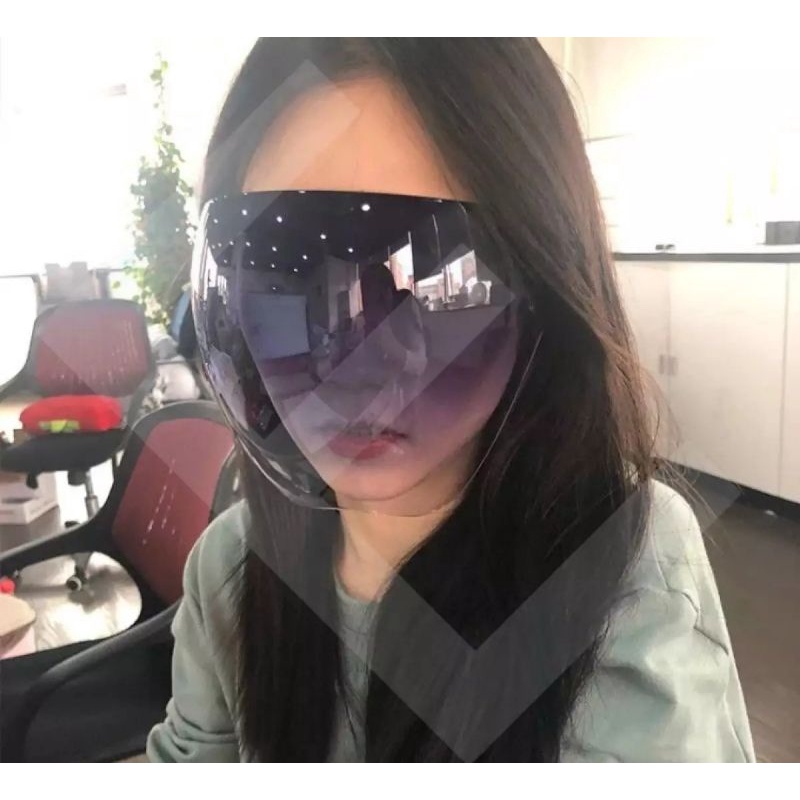 (Ready Stock) Acrylic Face Shield Cool Fashion Protective Full Face ...