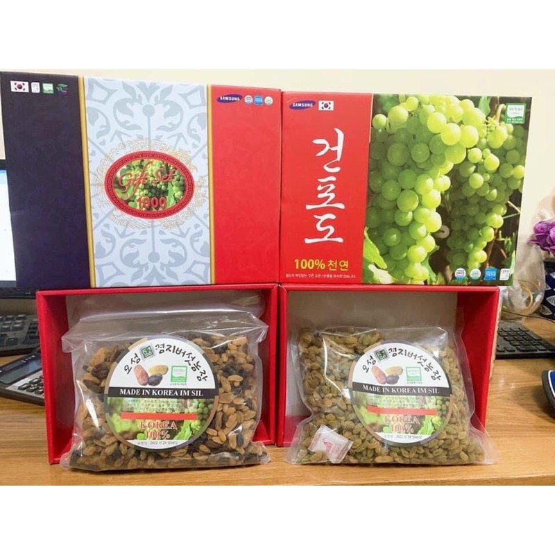 Korean Dried Grapes Box 1KG - Gift CNY Dried Grapes | Shopee Malaysia