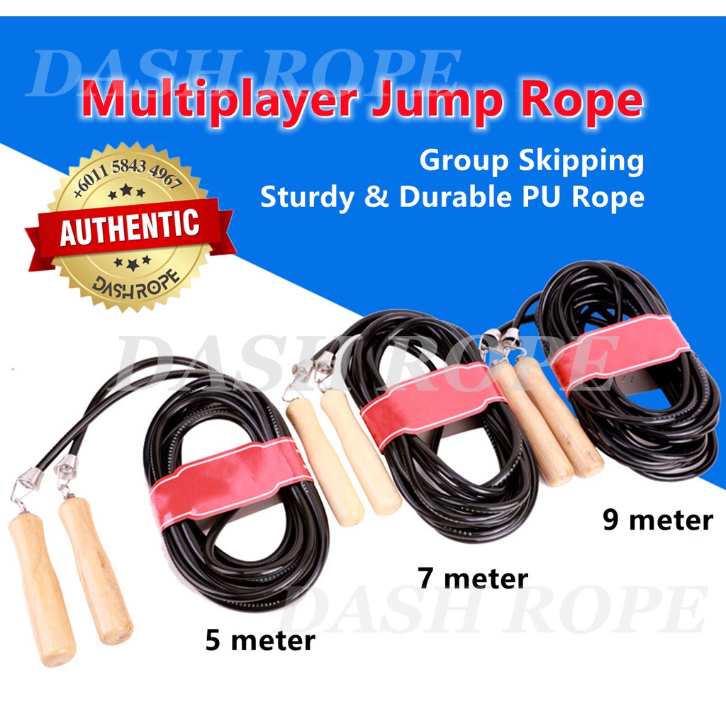 DASHROPE PU 5meter 7meter Multiplayer Jump Rope Double Dutch Skipping ...