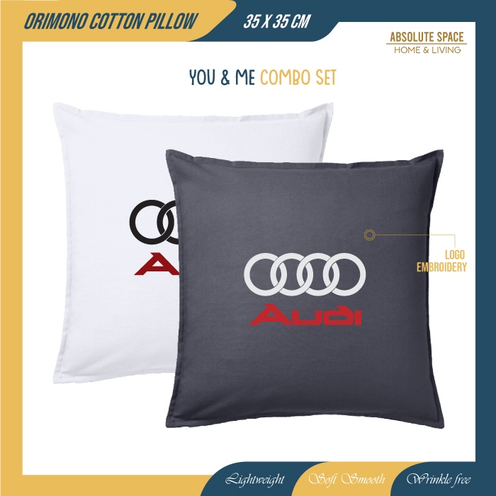 Audi Sulam Design - Square Sofa Throw Pillow Bantal With Woven Orimono ...