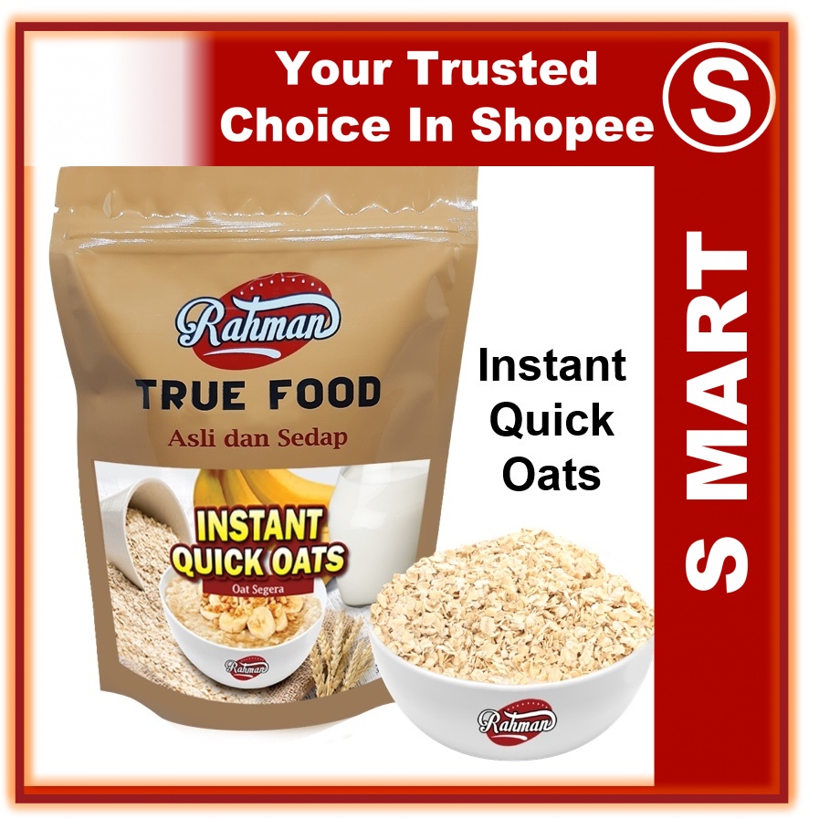 Rahman Premium Instant Quick Oats 500gm | Shopee Malaysia