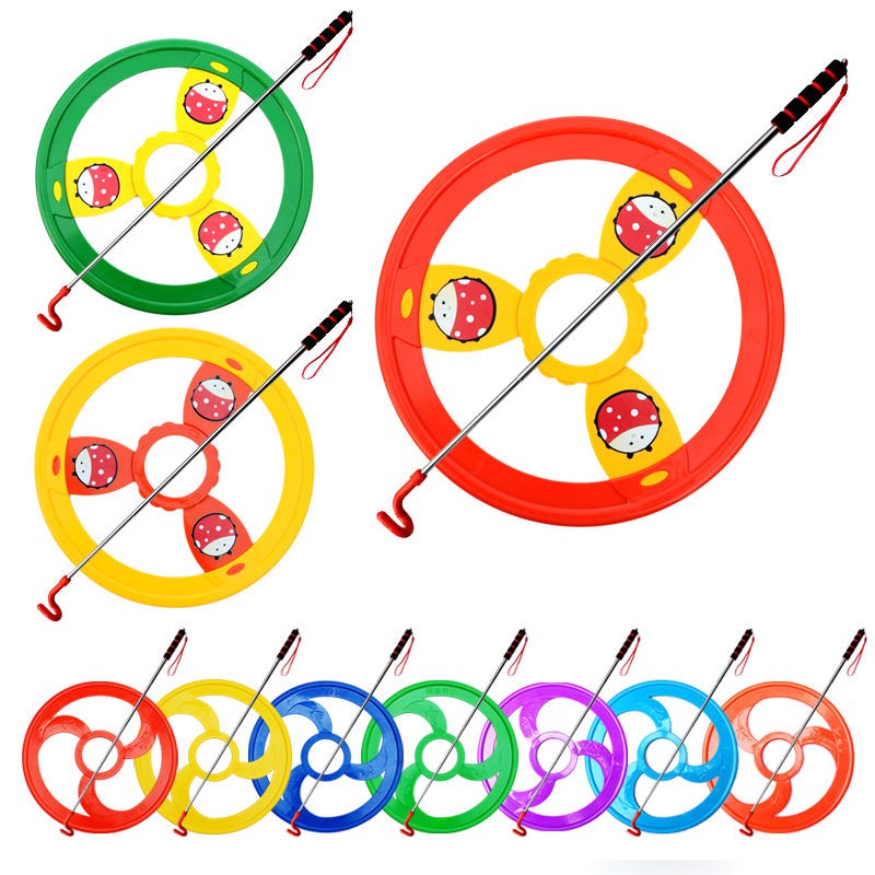 Kindergarten Hot Wheels Children Hoop Rolling Push Hoop Outdoor Parent ...